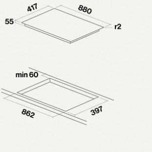 Falmec Panoramic Induction Hob | Confronta prezzi | Trovaprezzi.it