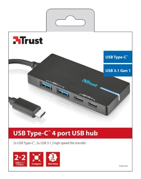 Trust Hub USB 3.1 Gen 1 tipo C | Confronta prezzi | Trovaprezzi.it