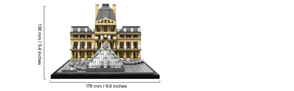 Lego Architecture 21024 Louvre | Confronta prezzi | Trovaprezzi.it
