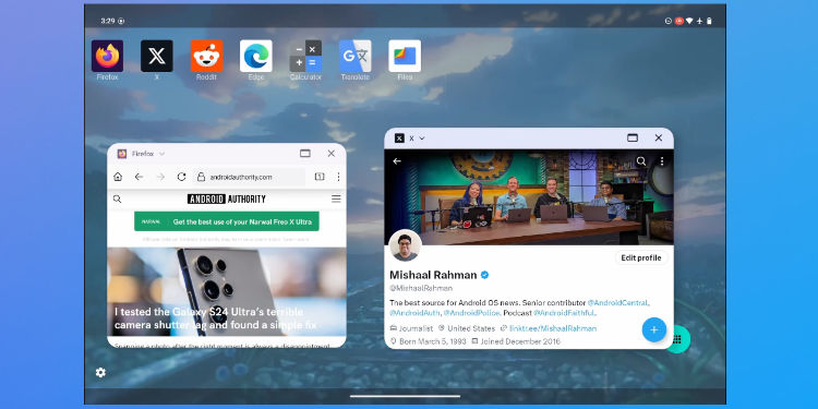 Google lavora su una nuova modalità desktop per Android 15