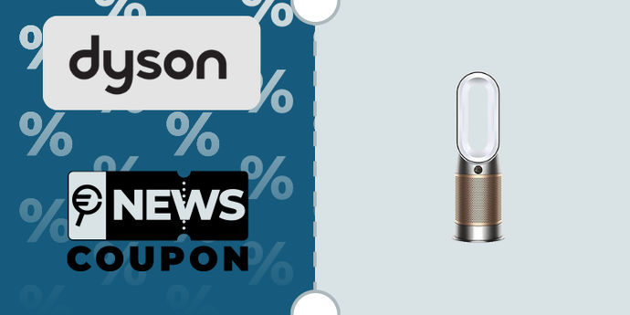 Miglior Coupon Dyson del giorno: Purifier Hot+Cool Formaldehyde a soli 639€