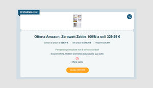 Miglior Coupon Amazon del giorno: Zerowatt Zebbs 100/N a soli 329,99€