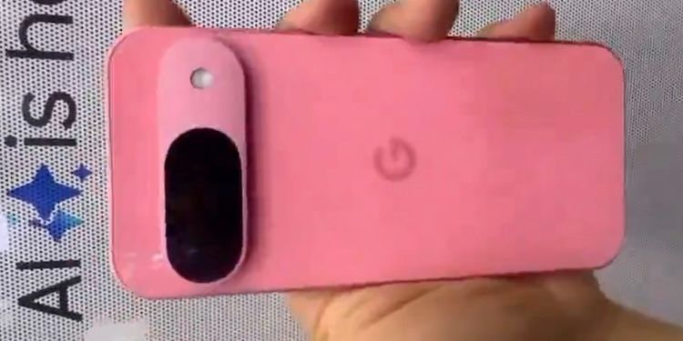 Google Pixel 9 rosa avvistato in un due video