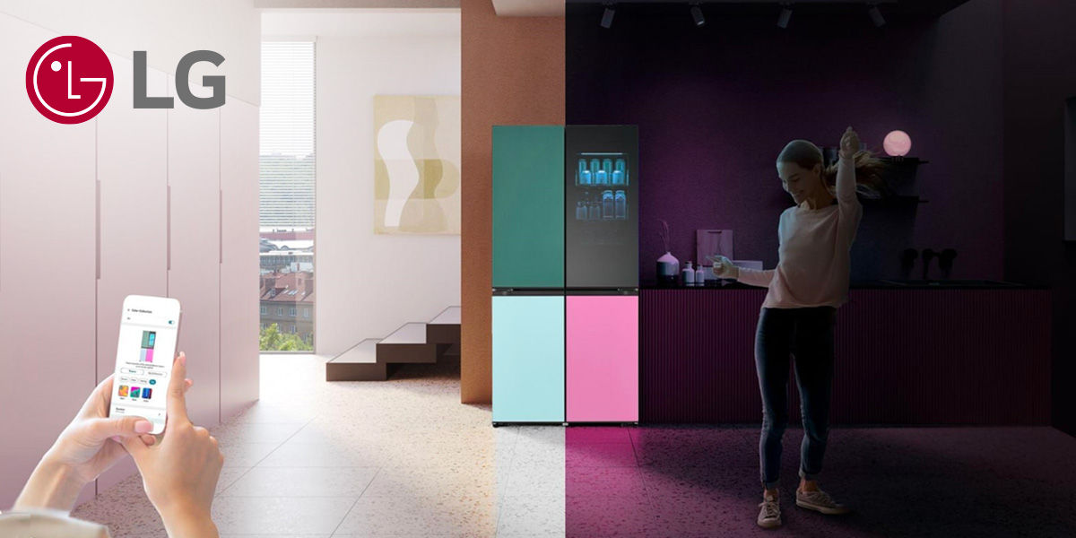 LG InstaView MoodUP, l'unico frigorifero che cambia colore