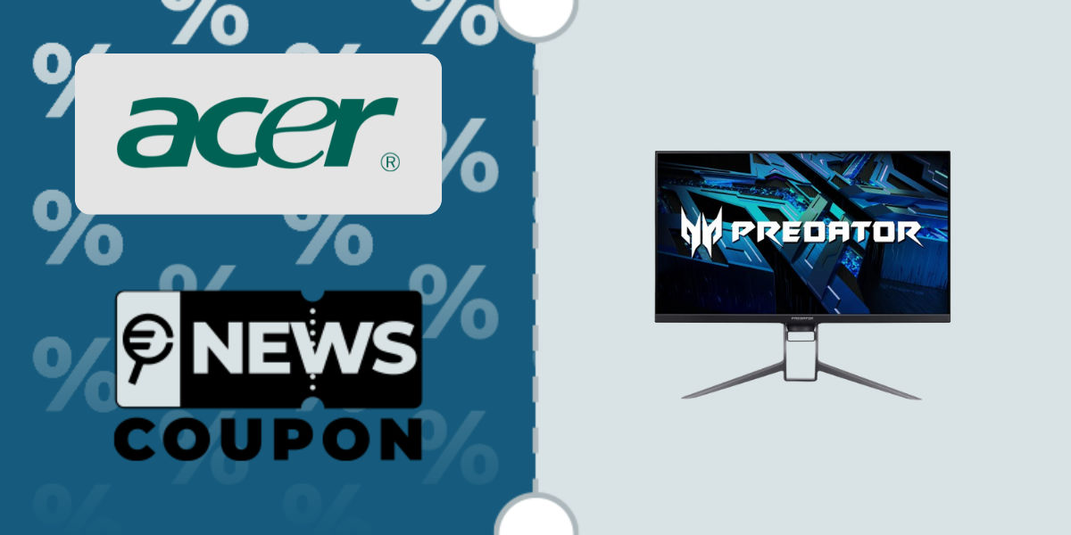 Miglior Coupon Acer del giorno: Predator X32FP a soli 1.361