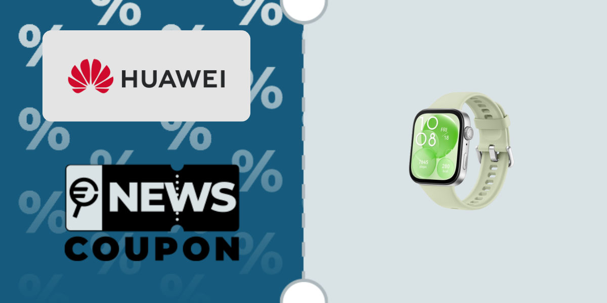 Miglior Coupon Huawei del giorno: Watch Fit 3 Argento a soli 139€