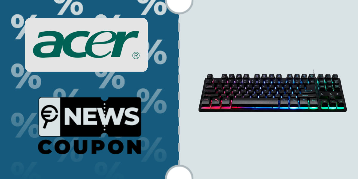 Miglior Coupon Acer del giorno: Nitro Keyboard TKL a soli 49,99€