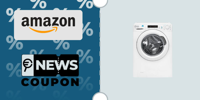 Miglior Coupon Amazon del giorno: Candy Lavatrice CS 1292D301 a soli 239€