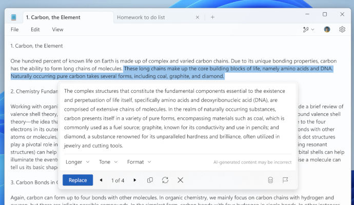 Microsoft integra l’AI anche per le Paint e Notepad