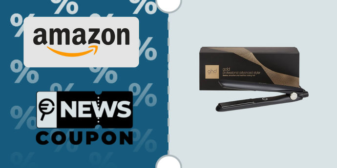 Miglior Coupon Amazon del giorno: GHD Gold Styler Nero a soli 150,30€
