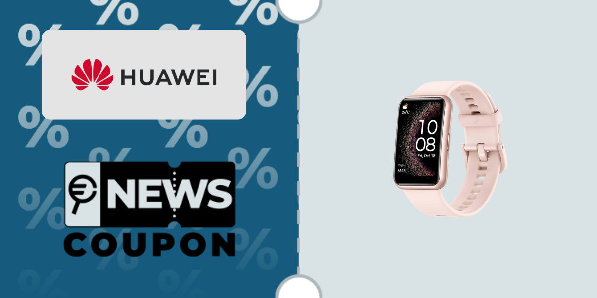 Miglior Coupon Huawei del giorno: Watch Fit Special Edition Rosa a soli 59