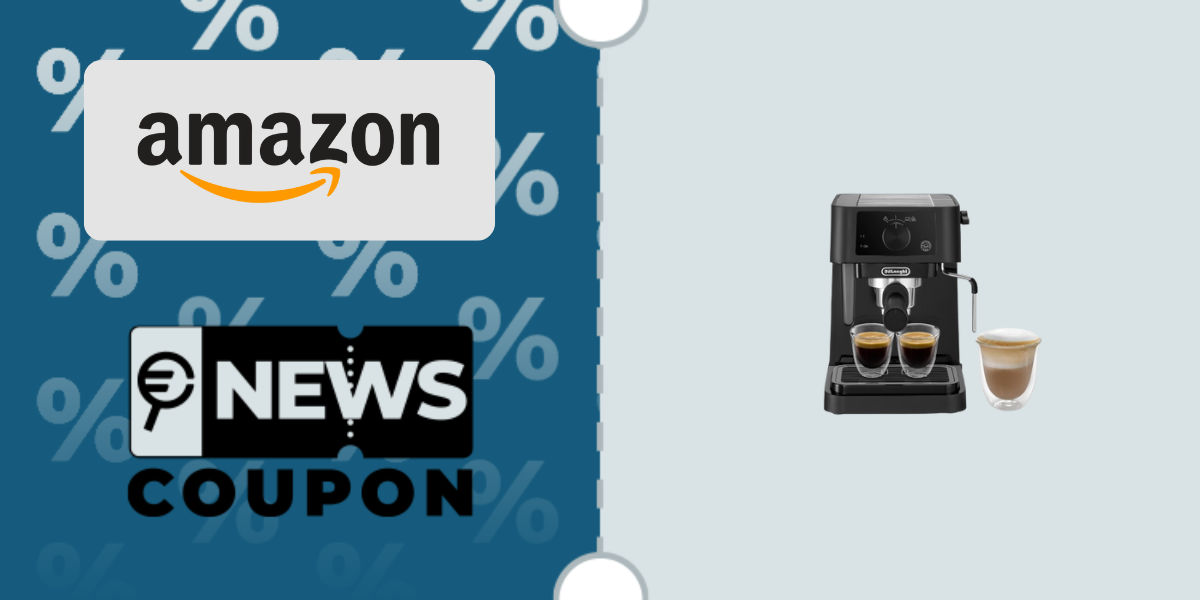 Il miglior Coupon Amazon del giorno: De'Longhi Stilosa EC235.BK a soli ...