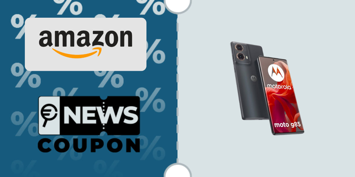 Il miglior Coupon Amazon del giorno: Motorola Moto G85 8GB/256GB a soli ...