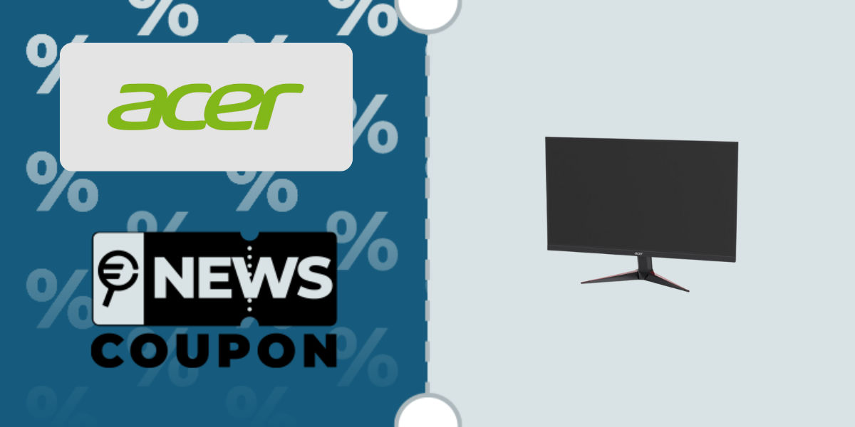 Il miglior Coupon Acer del giorno: Acer VG240YE a soli 116 euro