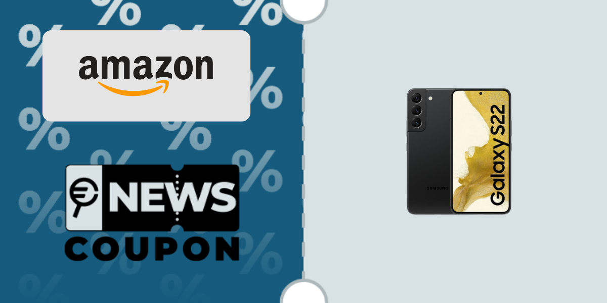 Il miglior Coupon Amazon del giorno: Samsung Galaxy S22 128GB a soli ...
