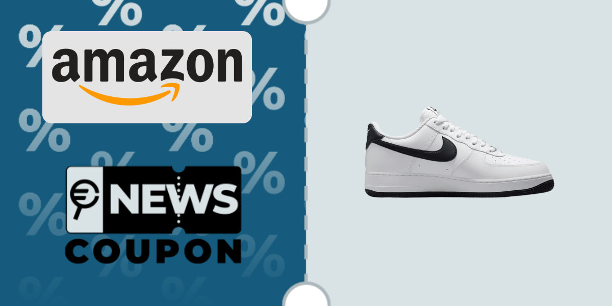 Il miglior Coupon Amazon del giorno: Nike Air Force 1 07 a soli 71,99 euro