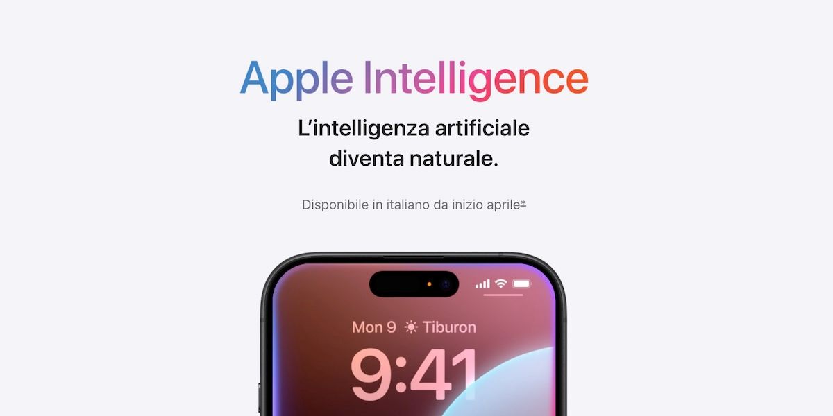 Apple Intelligence sarà ufficialmente disponibile in italiano da aprile