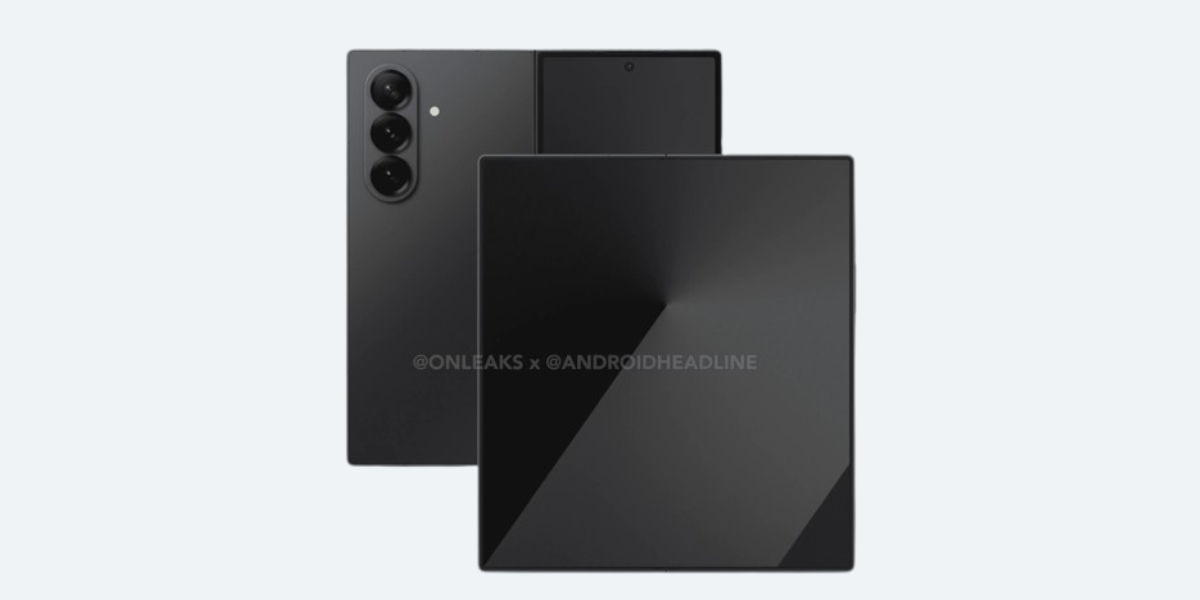 Primi render del nuovo Samsung Galaxy Z Fold 7