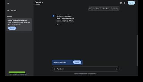 Gemini: ora è possibile usare l'AI di Google sul Web senza account