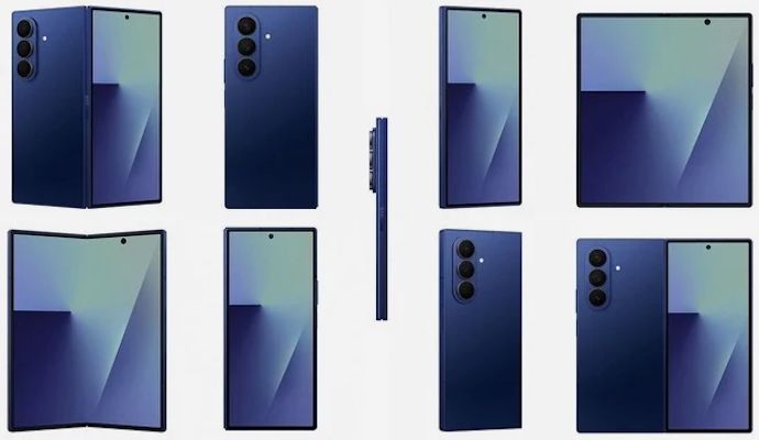 Galaxy Z Fold 7 compare in nuovi render non ufficiali