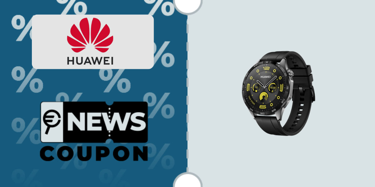 Il miglior Coupon Huawei del giorno: Huawei Watch GT 4 46mm Black a ...