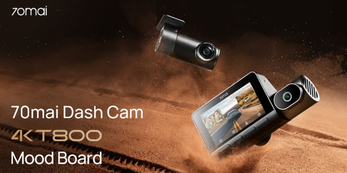70mai T800: ecco la prima dash cam a tre canali HDR