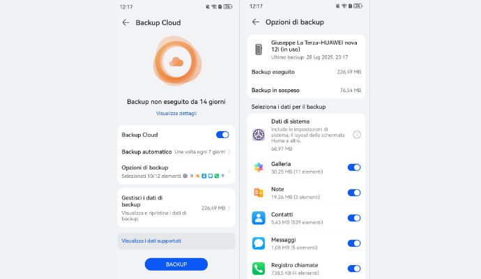 Come fare il backup di uno smartphone Android