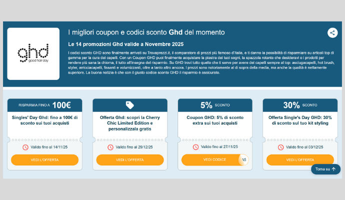 Black Friday Ghd: risparmia fino a 130 euro su styler e prodotti per ...