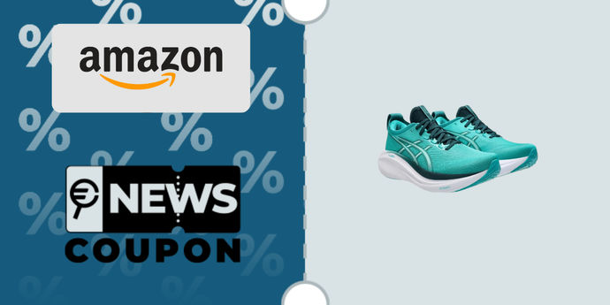 Il miglior Coupon Amazon del giorno: Asics Gel Nimbus 27 a soli 114,61 euro