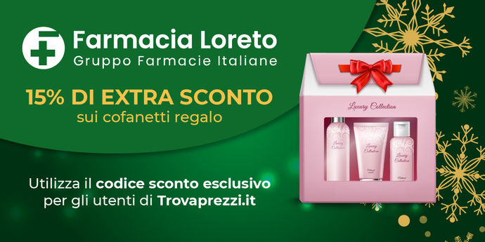 Promo Farmacia Loreto: 15% di sconto sui cofanetti di Natale