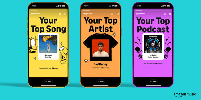 Amazon Music: è disponibile Delivered 2025, il riassunto dei vostri ascolti