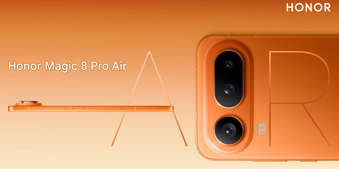 Honor annuncia il nuovo smartphone sottile Magic 8 Pro Air