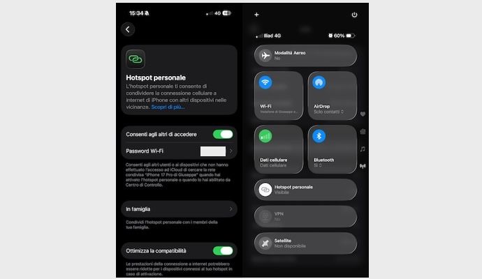 Come usare l'hotspot su Android e iPhone per condividere la connessione ...