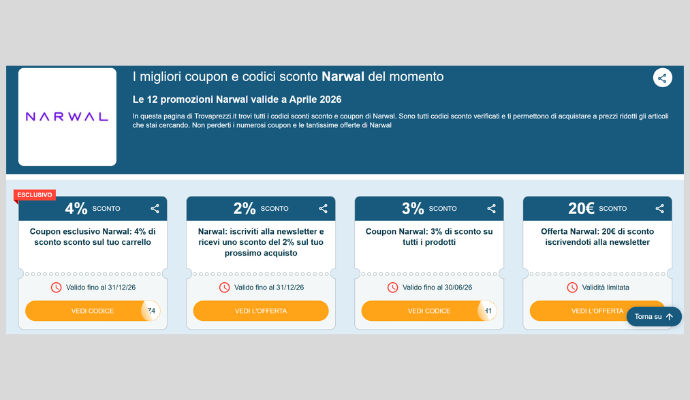 Codice sconto Narwal: risparmia 100 euro su Narwal FLOW 2