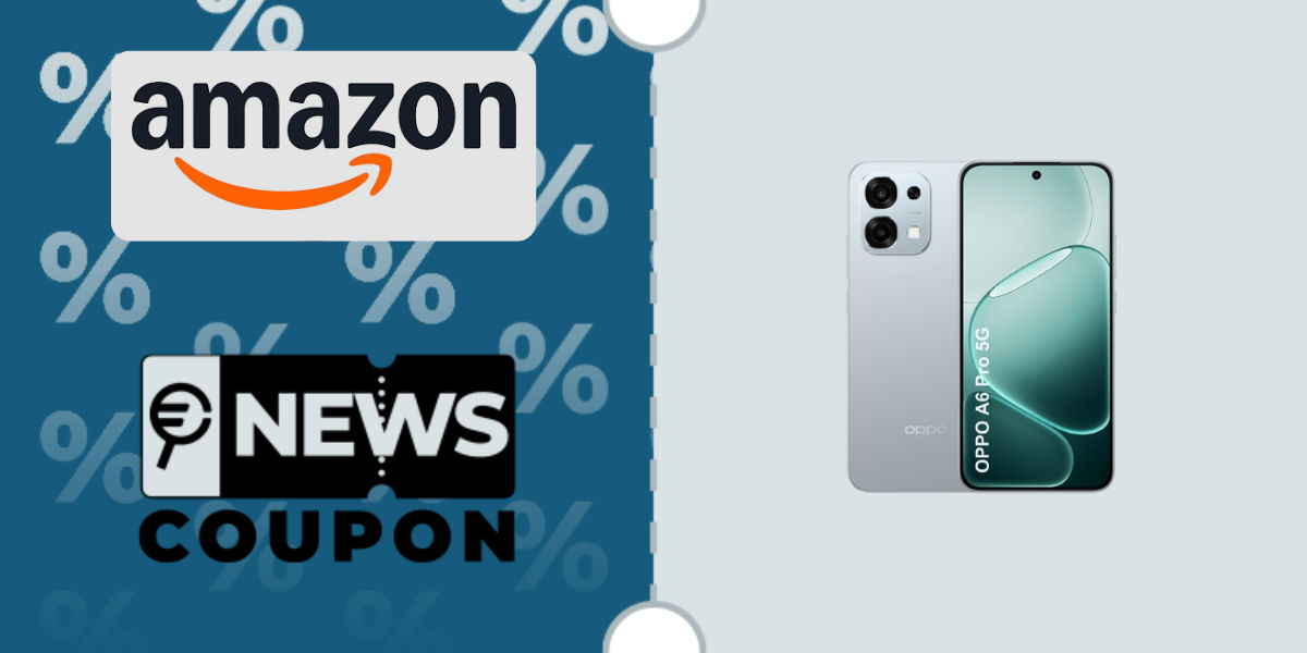 Il miglior Coupon Amazon del giorno: Oppo A6 Pro 5G 8GB / 256GB a soli ...