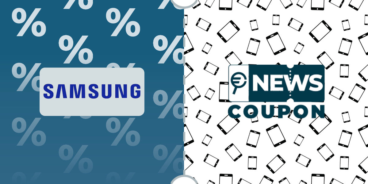 Coupon Samsung: fino al 15% di sconto su una selezione di articoli
