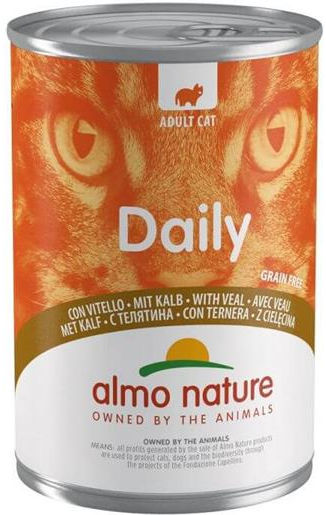 Almo Nature Daily Gatto (Vitello) - umido | Confronta prezzi ...