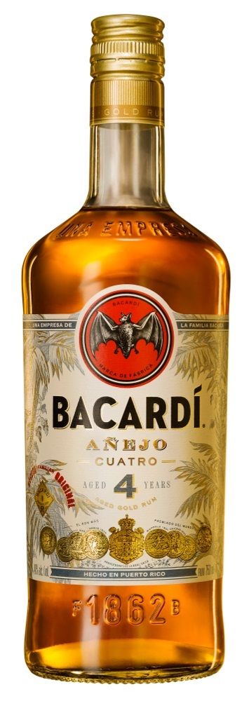 Bacardi Rum Añejo Cuatro | Confronta prezzi | Trovaprezzi.it