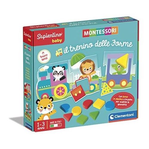 Clementoni Sapientino Baby Montessori - Il Trenino delle Forme ...