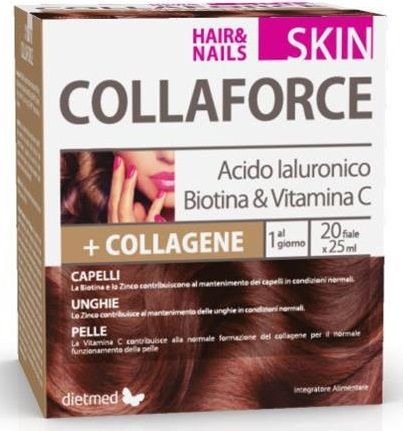Dietmed Collaforce Skin Hair&Nails + Collagene Fiale | Confronta prezzi ...