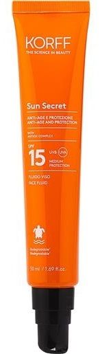 Korff Sun Secret Fluido Viso SPF15 | Confronta prezzi | Trovaprezzi.it