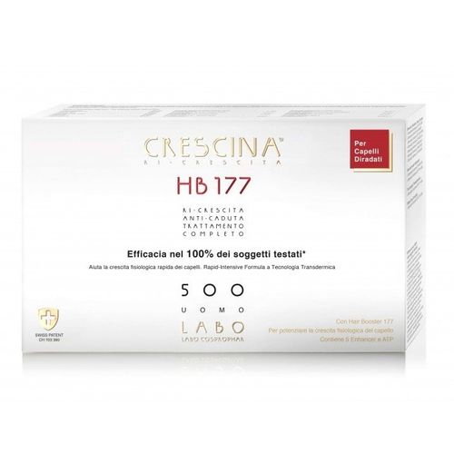 Labo Crescina Ricrescita Anticaduta HB177 Trattamento Completo 500 Uomo ...