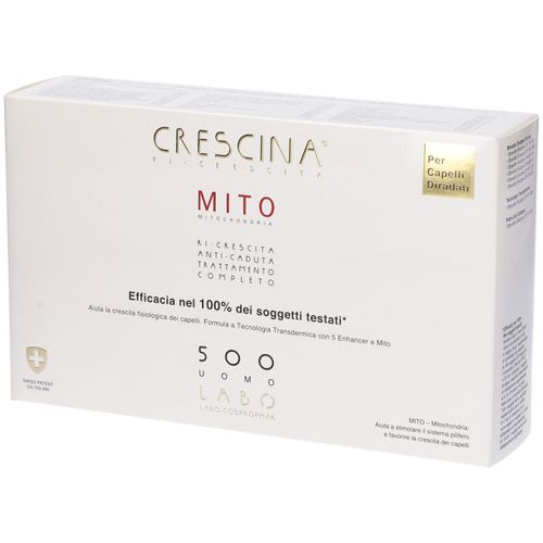 Labo Crescina Transdermic Mito Ri-Crescita Anticaduta 500 Uomo Fiale ...
