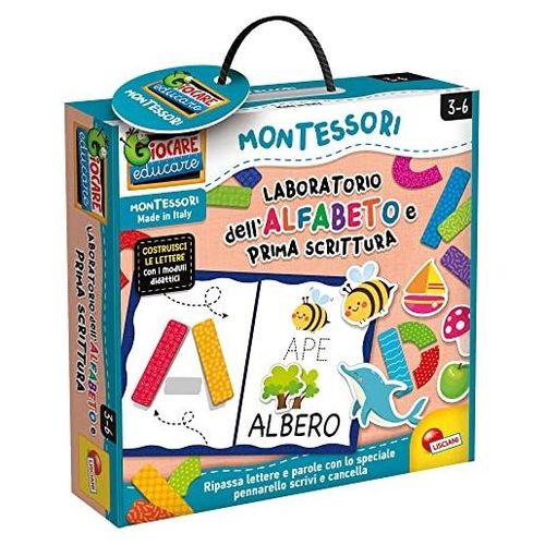 Lisciani Laboratorio dell'Alfabeto e Prima Scrittura Montessori ...