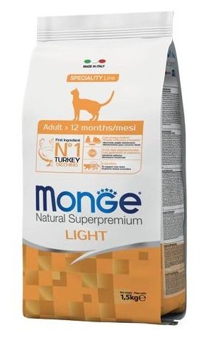 Monge Adult Light Gatto (Tacchino) - secco | Confronta prezzi | Trovaprezzi.it