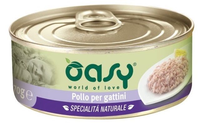 Oasy Specialità Naturale Kitten (Pollo) - umido | Confronta prezzi | Trovaprezzi.it