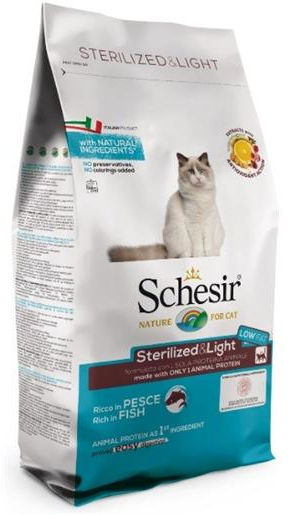Schesir Dry Line Cat Sterilized & Light con Pesce - secco | Confronta prezzi | Trovaprezzi.it