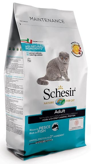 Schesir Dry Line Mantenimento Cat Adult con Pesce - secco | Confronta prezzi | Trovaprezzi.it