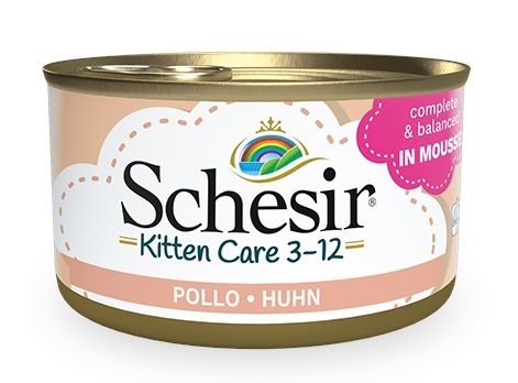Schesir Kitten Care 3-12 Pollo in Mousse - umido | Confronta prezzi | Trovaprezzi.it
