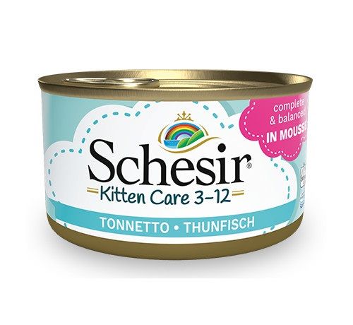Schesir Kitten Care 3-12 Tonnetto in Mousse - umido | Confronta prezzi | Trovaprezzi.it